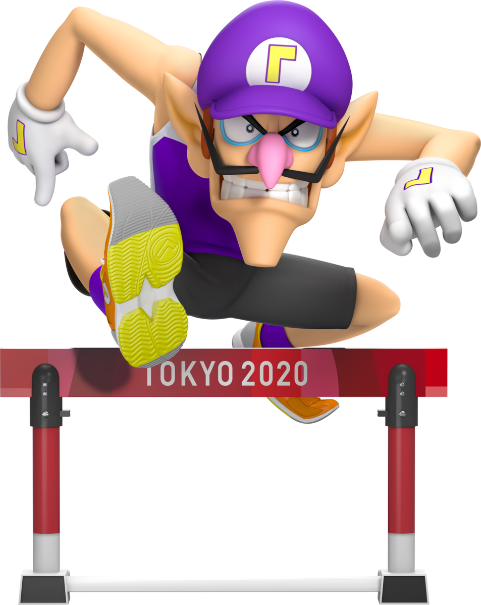 File:MSOGT Waluigi Hurdles.png - Super Mario Wiki, the Mario encyclopedia