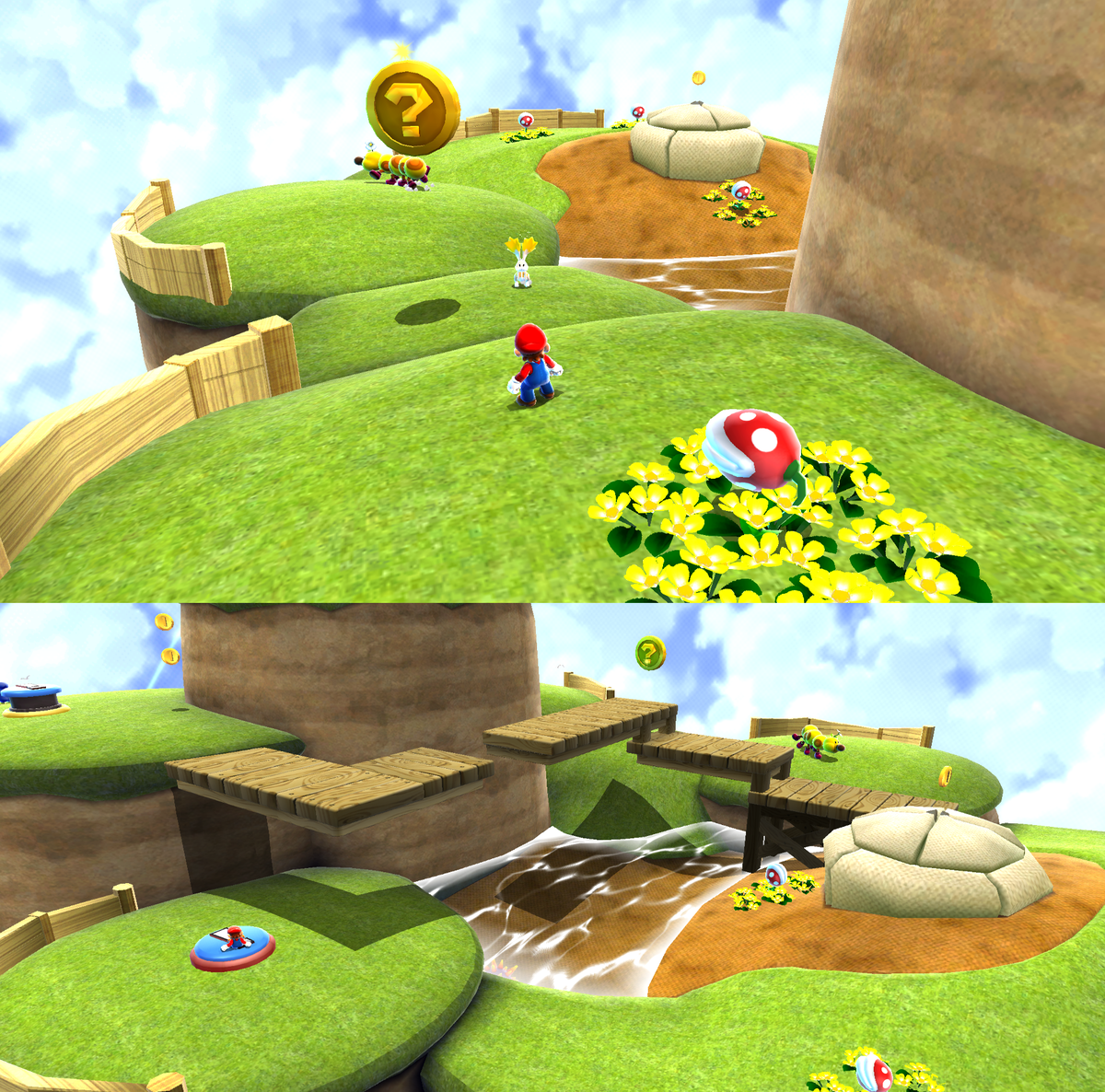 File:SMG Beach Bowl Grass.png - Super Mario Wiki, the Mario encyclopedia
