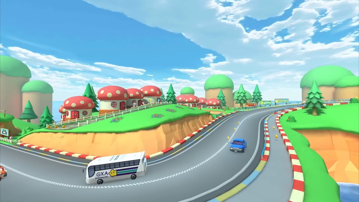 File:MKT Mushroom Bridge View 2.jpg - Super Mario Wiki, the Mario ...