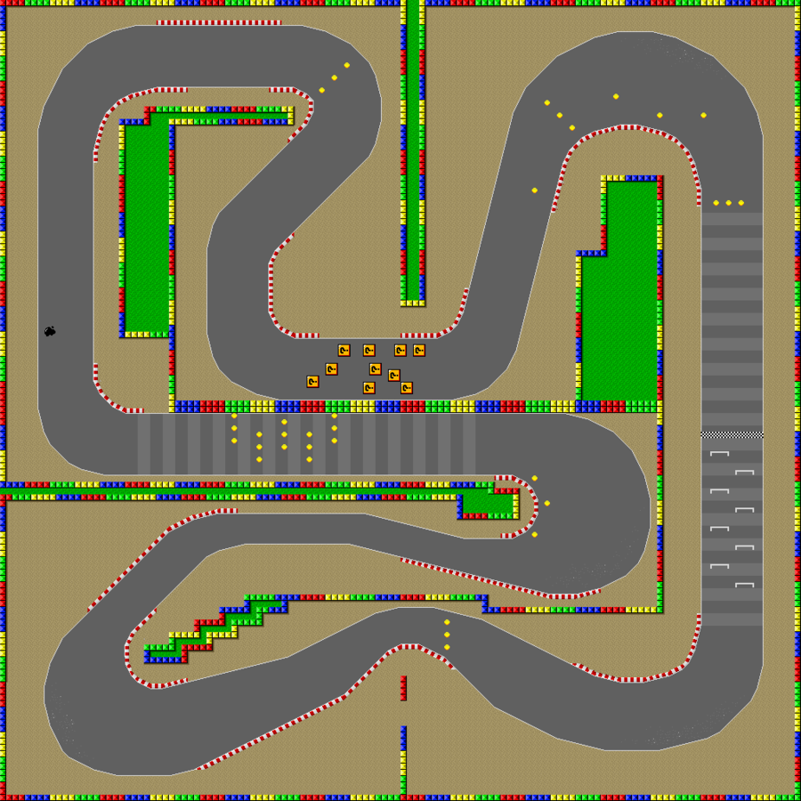 File:SMK Mario Circuit 4 Overhead Map.png - Super Mario Wiki, the Mario ...