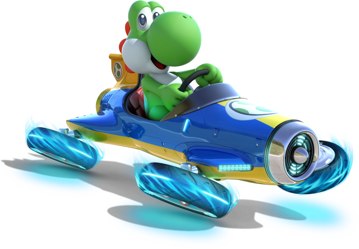 File:Yoshi Artwork - Mario Kart 8.png - Super Mario Wiki, the Mario ...