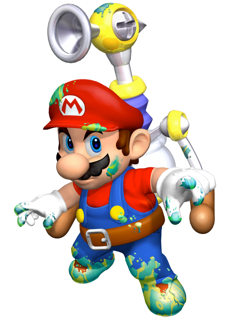 File:SMS - Mario FLUDD (with goop)(shadowless).png - Super Mario Wiki ...