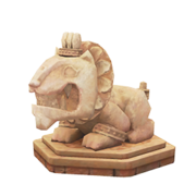 Jaxi Statue - Super Mario Wiki, the Mario encyclopedia