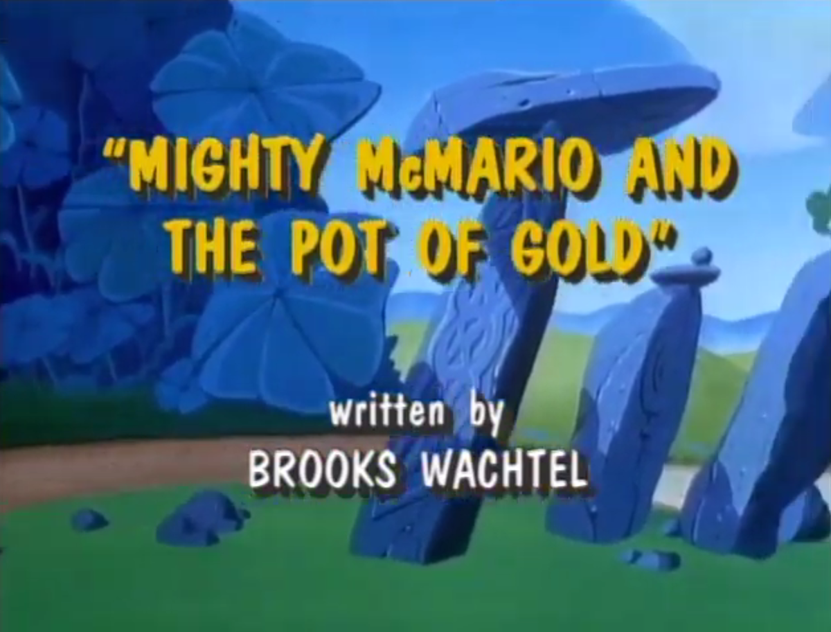 File:TSMBSS Mighty McMario and the Pot of Gold title card.png - Super ...