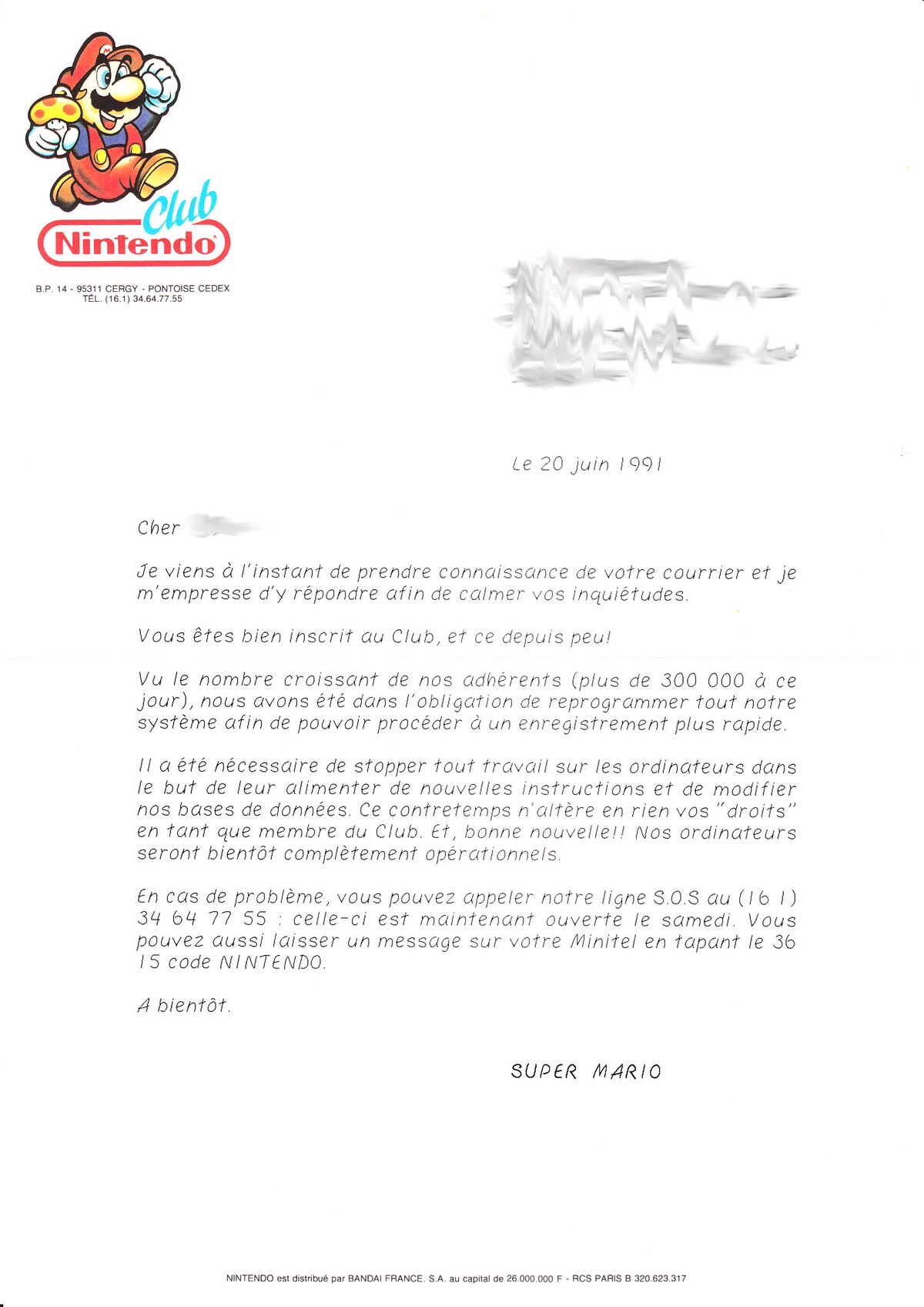 File:CL Nintendo Letter 300000 readers.jpg - Super Mario Wiki, the ...