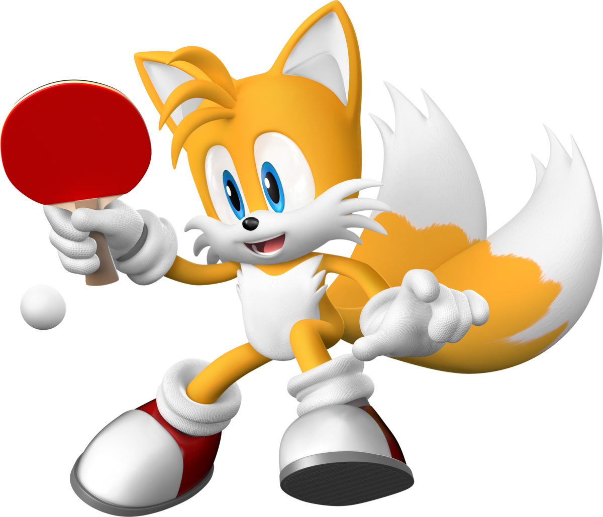 File M Satlog Tails Table Tennis Artwork Png Super Mario Wiki The