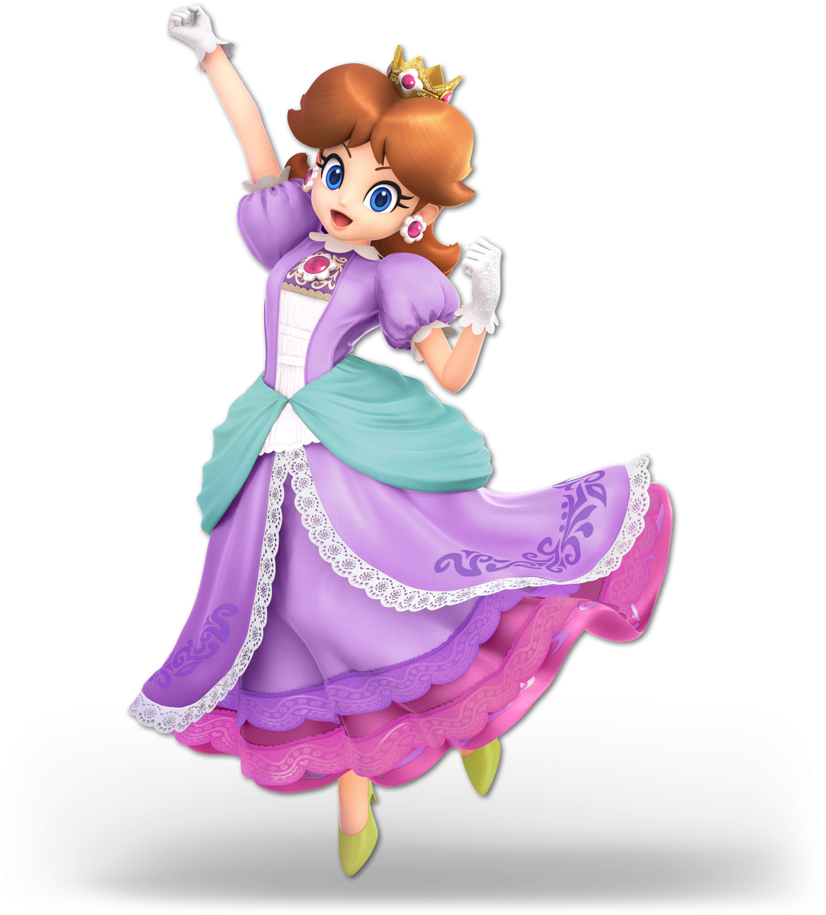File:Daisy Purple SSBU.png - Super Mario Wiki, the Mario encyclopedia