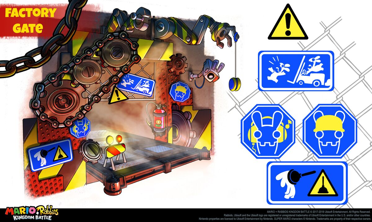 File:Pochet Fabio MRKB concept art factory gate.jpg - Super Mario Wiki ...