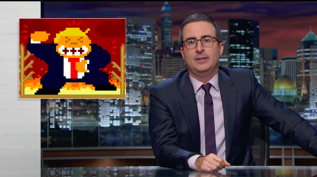 File:John Oliver DK Trump.png - Super Mario Wiki, the Mario encyclopedia