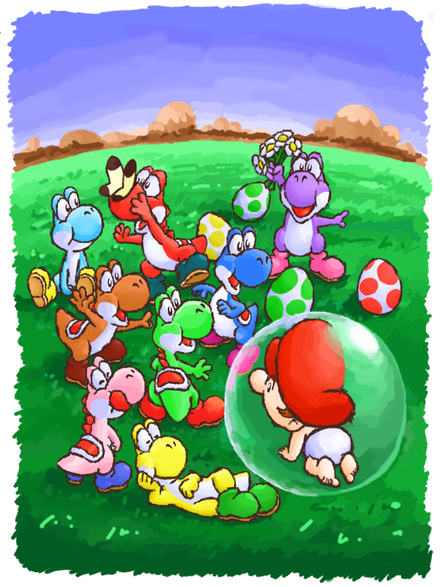 Yoshi (species) - Super Mario Wiki, the Mario encyclopedia