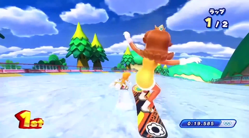 Groove Pipe Snowboard - Super Mario Wiki, the Mario encyclopedia
