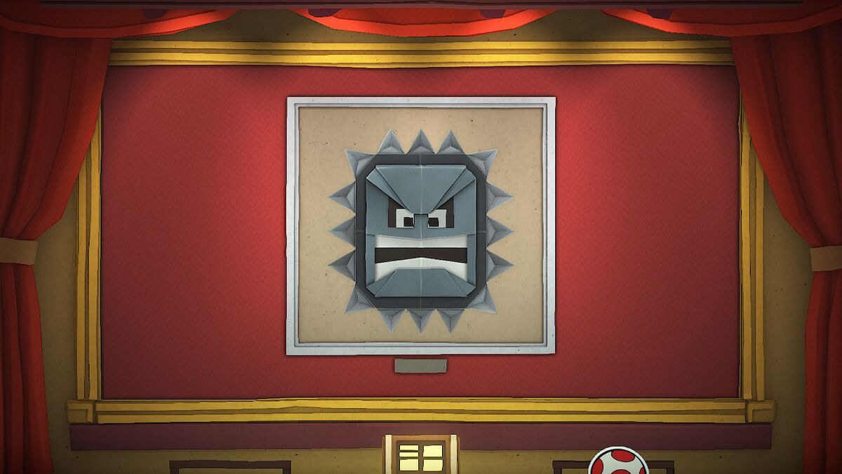 File:PMTOK Origami Gallery - Thwomp.jpg - Super Mario Wiki, the Mario ...