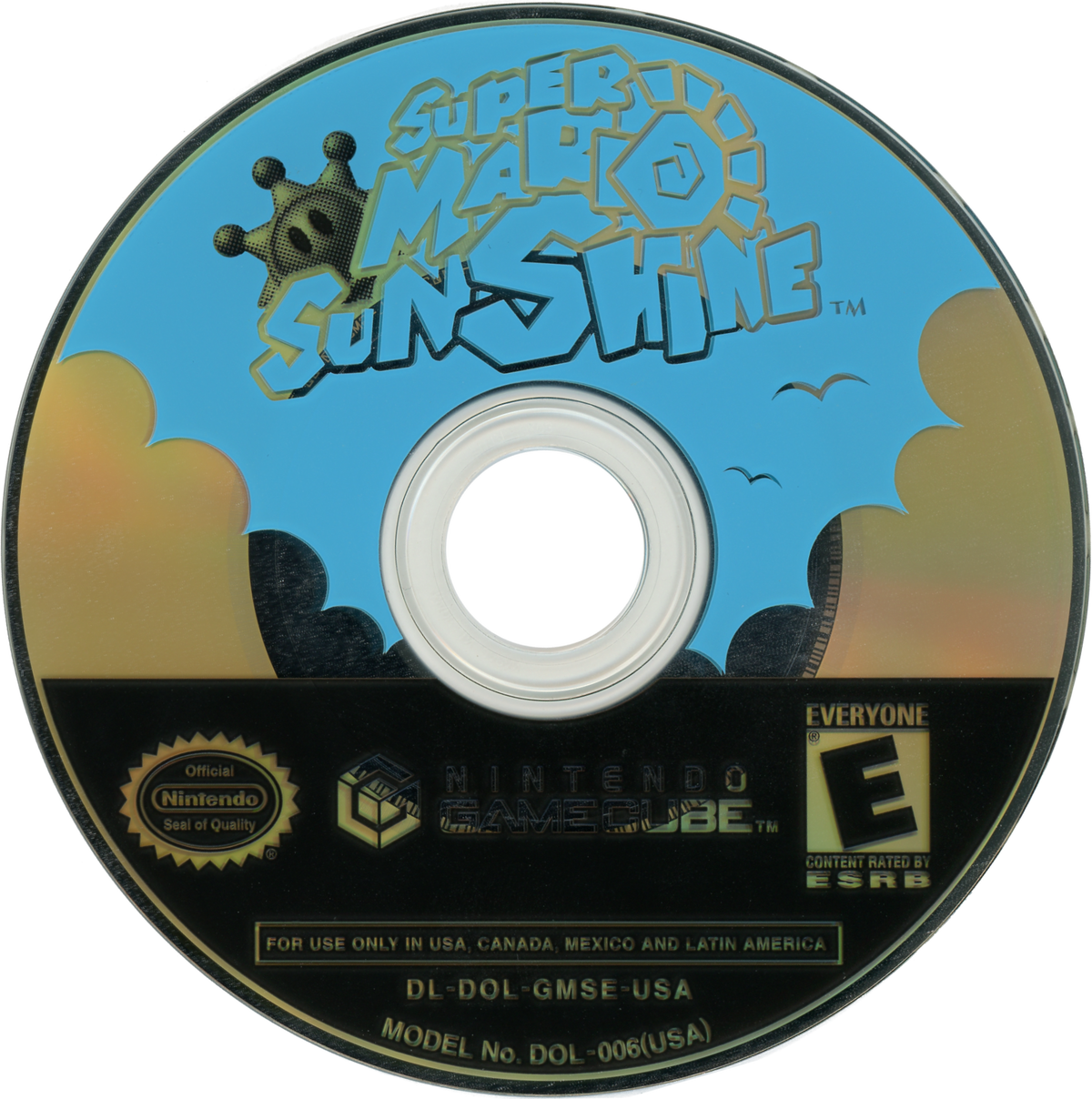 File:SMS Disc North America.png - Super Mario Wiki, the Mario encyclopedia