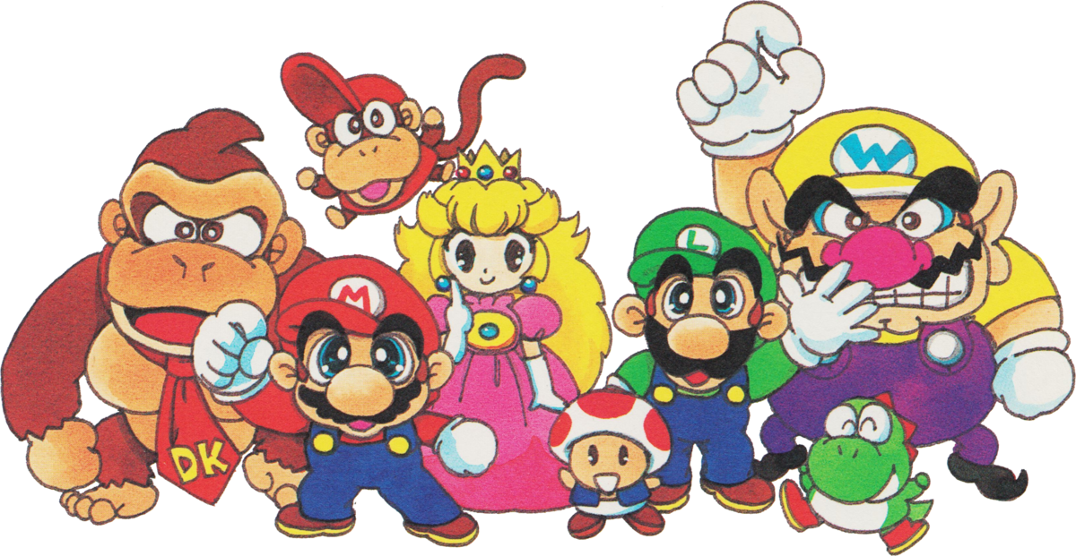 File:Group art - Mario no Boken Land.png - Super Mario Wiki, the Mario ...