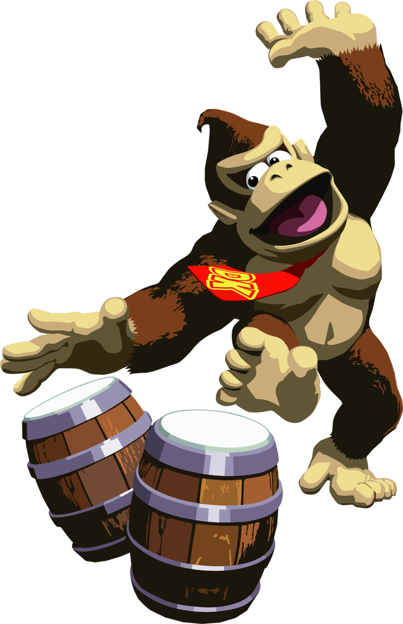 File:DK Donkey Konga art.png - Super Mario Wiki, the Mario encyclopedia