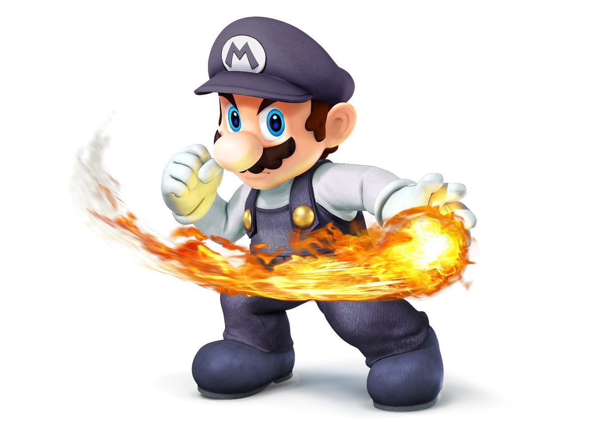 File:Mario SSB4 Artwork - Black.jpg - Super Mario Wiki, the Mario ...