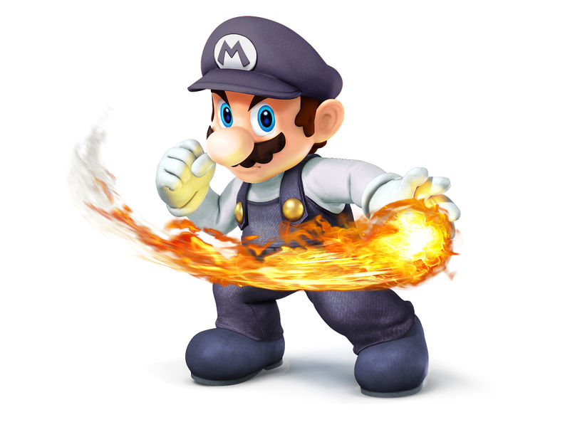 File:Mario SSB4 Artwork - Black.jpg - Super Mario Wiki, the Mario ...