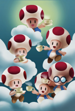 Tea Party Toads - Super Mario Wiki, the Mario encyclopedia
