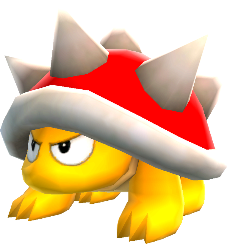 File:SMG2 Asset Model Spiny.png - Super Mario Wiki, the Mario encyclopedia