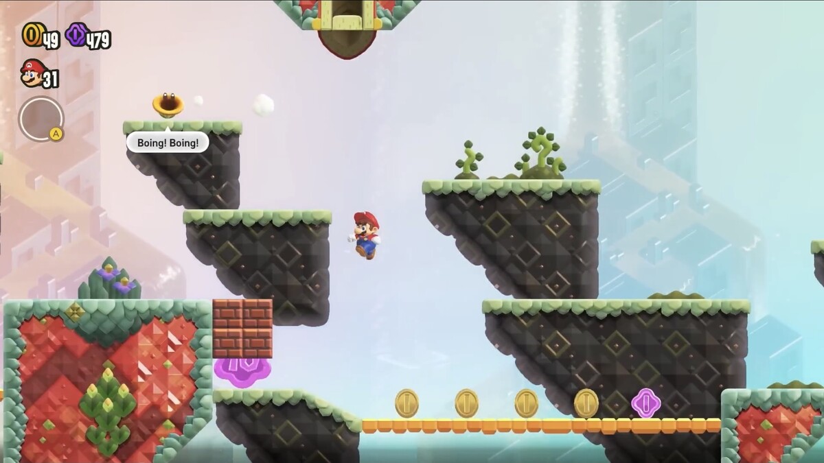 File:SMBW The Hoppycat Trial Hop, Hop, and Awaaay first 10-flower coin ...