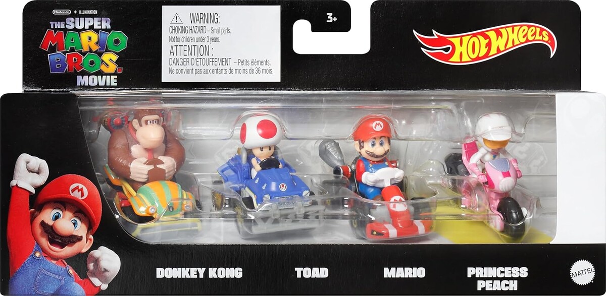 File:TSMBM Hot Wheels 4-pack.jpg - Super Mario Wiki, the Mario encyclopedia