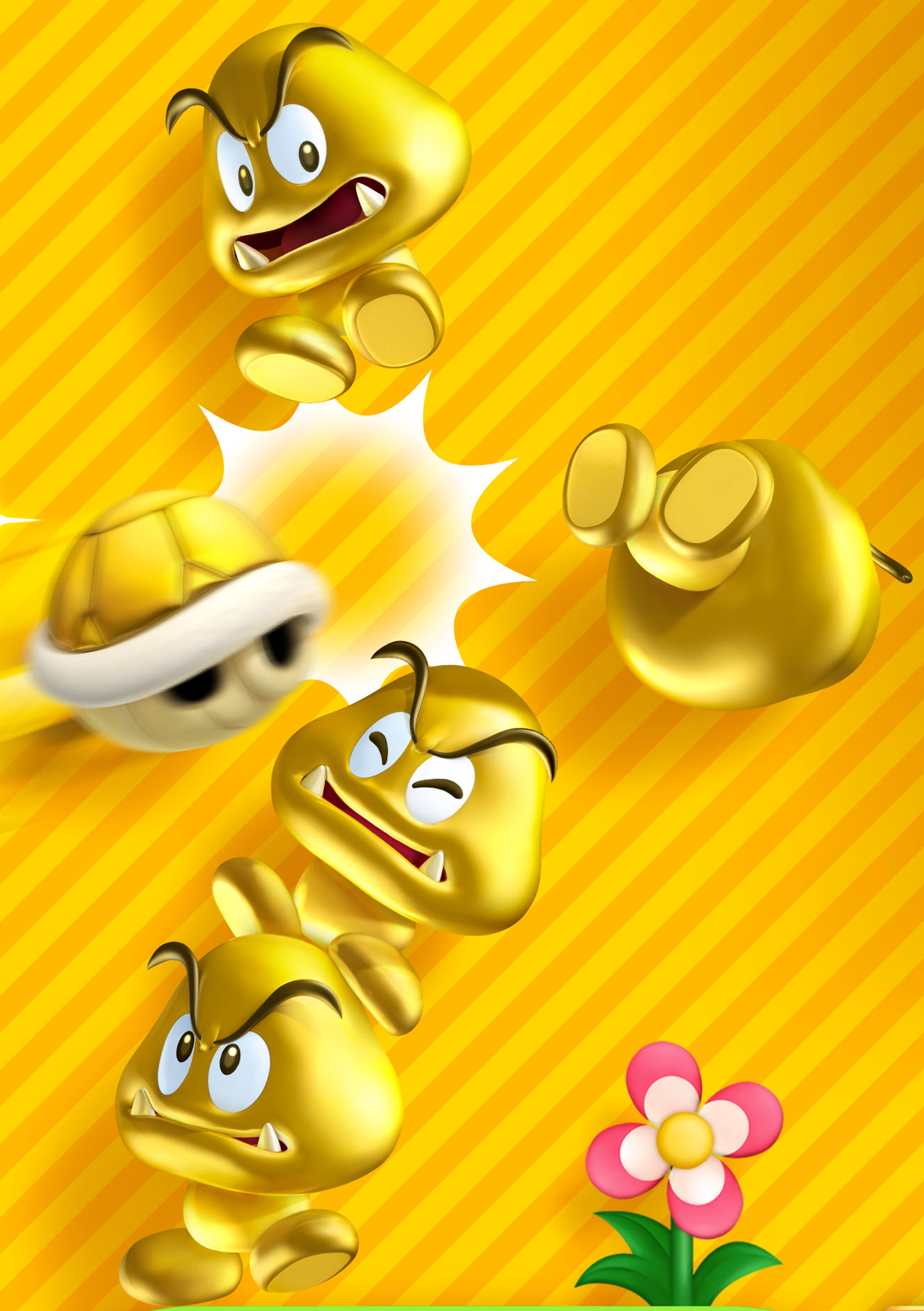 Gold Goomba Tower - Super Mario Wiki, the Mario encyclopedia