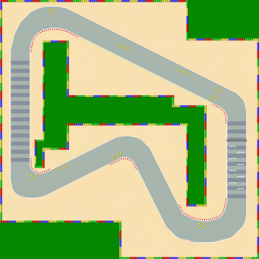 File:MKSC SNES Mario Circuit 1 Map.png - Super Mario Wiki, the Mario ...