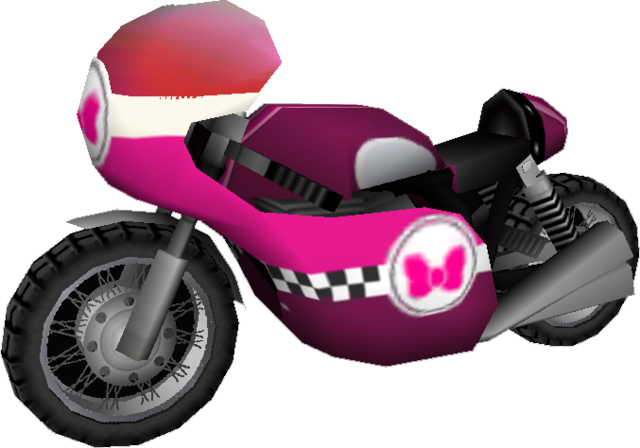 File:Mach Bike (Birdo) Model.png - Super Mario Wiki, the Mario encyclopedia