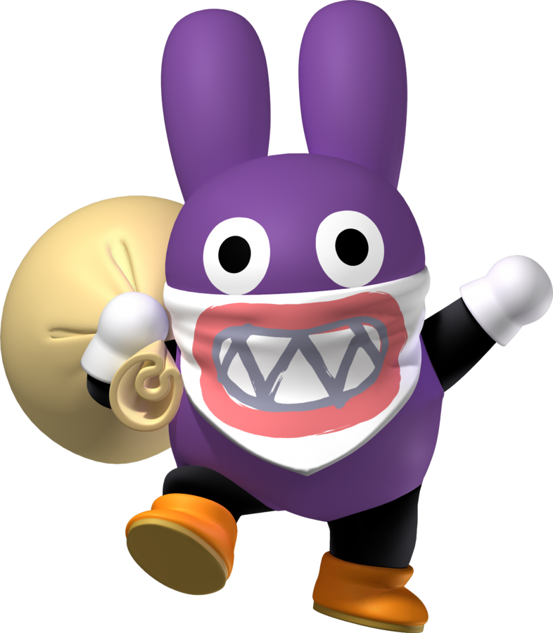 File:NSMBUDX Nabbit.png - Super Mario Wiki, the Mario encyclopedia