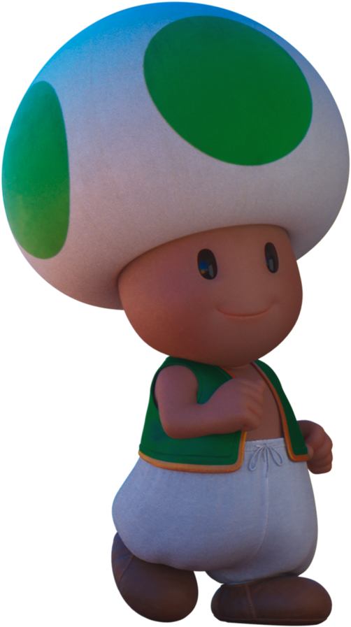 File:TSMBM Poster Green Toad.png - Super Mario Wiki, the Mario encyclopedia