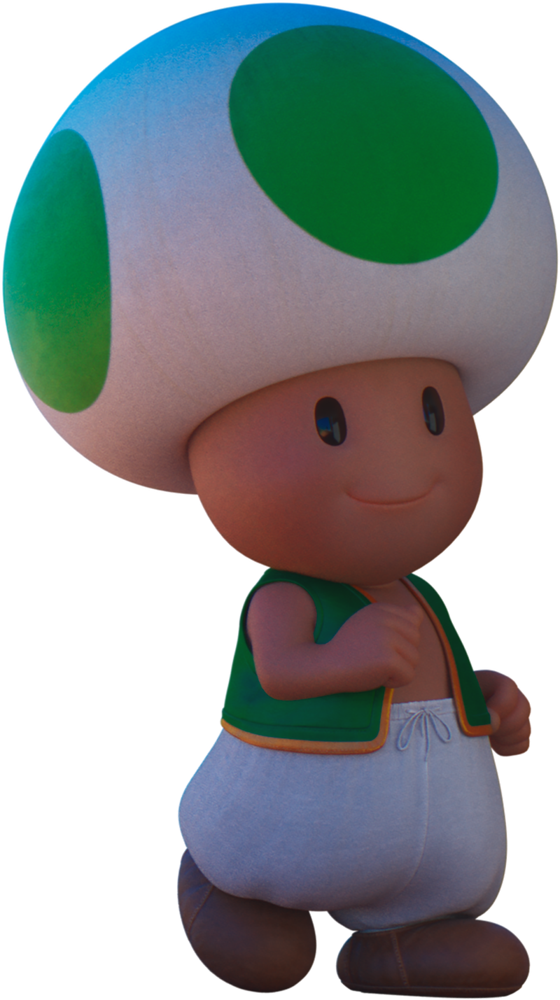 File:TSMBM Poster Green Toad.png - Super Mario Wiki, the Mario encyclopedia
