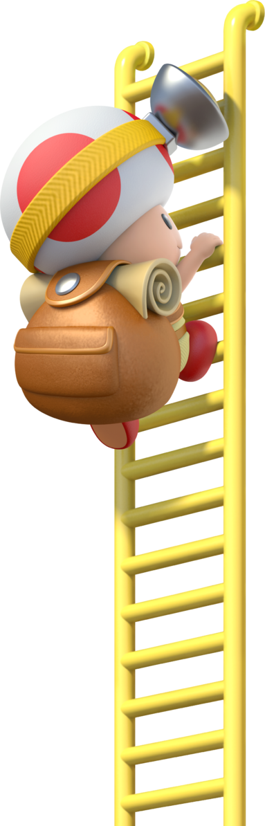 File:Captain Toad on ladder CTTT.png - Super Mario Wiki, the Mario ...