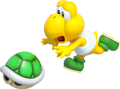 Unshelled Koopa - Super Mario Wiki, the Mario encyclopedia