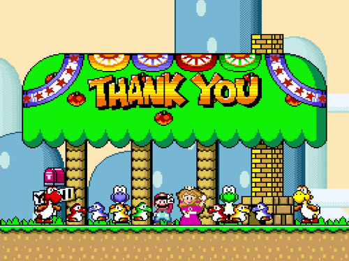 Ending (Super Mario World) - Super Mario Wiki, the Mario encyclopedia