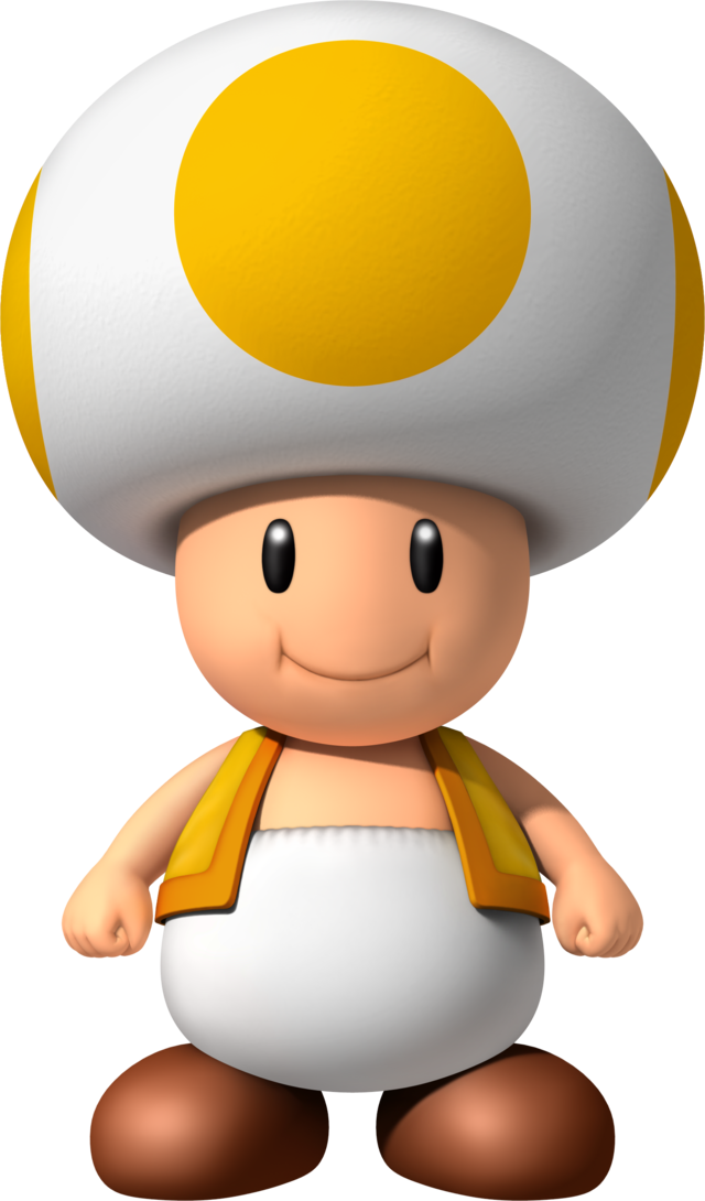Gallery:Yellow Toad and Blue Toad - Super Mario Wiki, the Mario ...