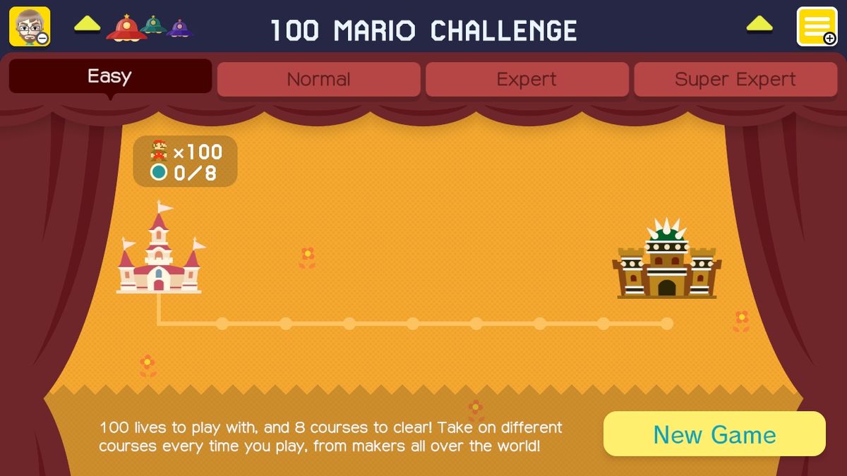 File:SMM-100MarioEasy-MapCurtains.jpg - Super Mario Wiki, the Mario ...