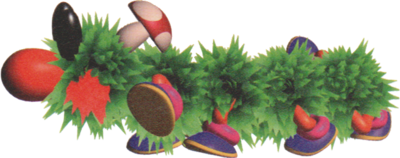 Fuzzy Wiggler - Super Mario Wiki, the Mario encyclopedia