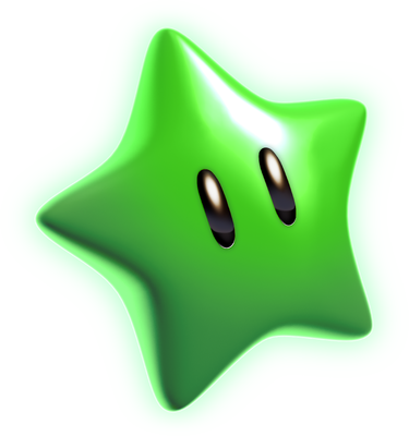 Green Star - Super Mario Wiki, the Mario encyclopedia