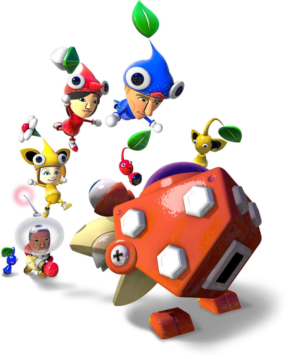 File:NL-Pikmin Adventure Artwork.png - Super Mario Wiki, the Mario ...