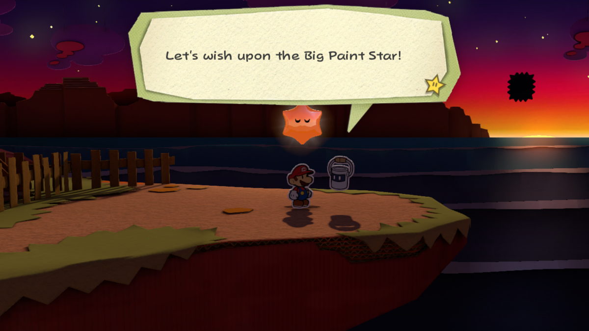 File:PMCS Sunset Express Big Paint Star.png - Super Mario Wiki, the ...