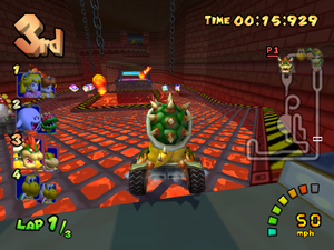 Bowser's Castle (Mario Kart: Double Dash!!) - Super Mario Wiki, the ...