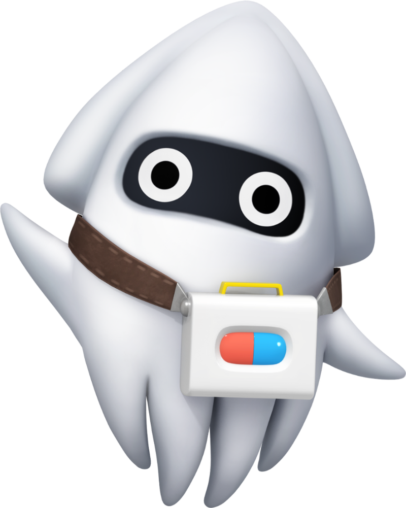 File:DMW-Dr. Blooper Solo Artwork.png - Super Mario Wiki, the Mario ...