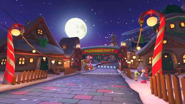 File:MKT Merry Mountain Starting Line.jpg - Super Mario Wiki, the Mario ...