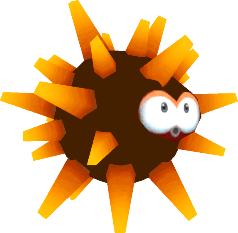 File:SMG Ground Urchin model.png - Super Mario Wiki, the Mario encyclopedia