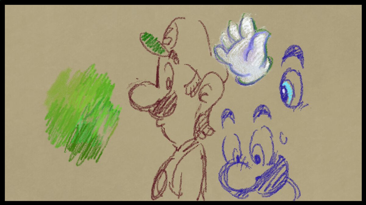 File:AASP Luigi Drawing.jpg - Super Mario Wiki, the Mario encyclopedia