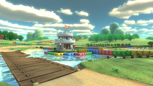 Donut Plains 3 (race course) - Super Mario Wiki, the Mario encyclopedia
