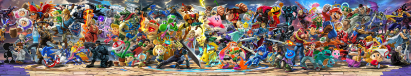 File:Super Smash Bros Ultimate panoramic art (Terry Bogard).png - Super ...