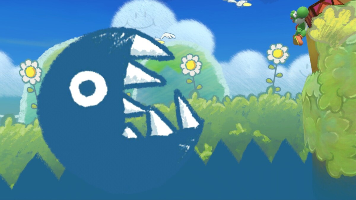 File:SSBU Chomp Shark Yoshis Island summer.jpg - Super Mario Wiki, the ...