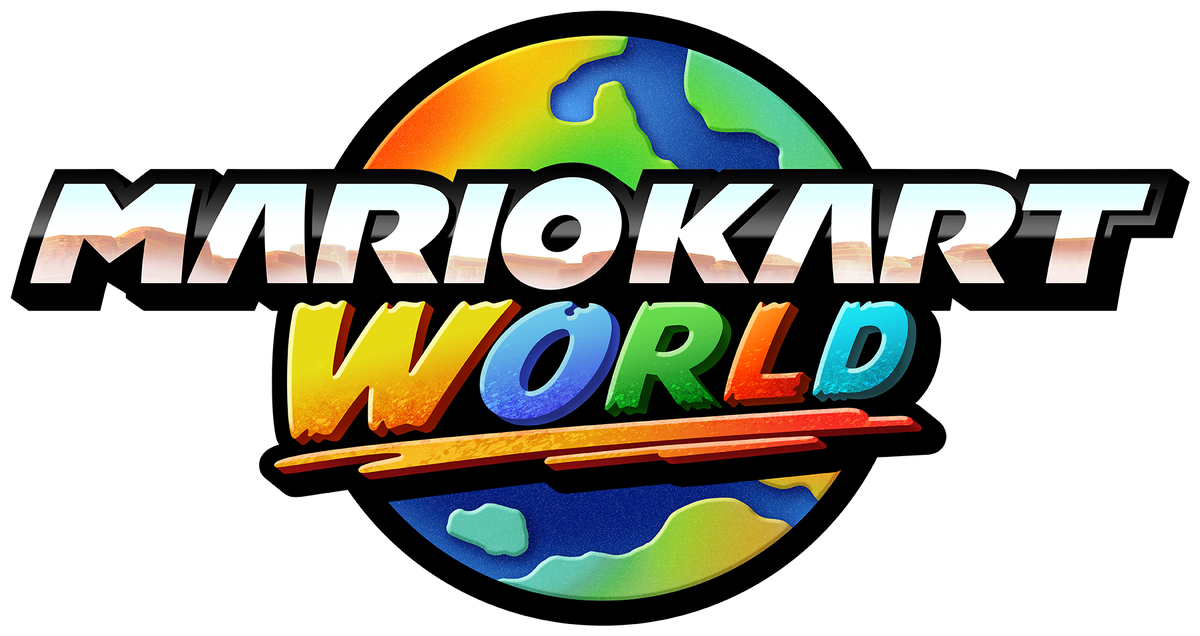File:Mario Kart World logo alt.png - Super Mario Wiki, the Mario ...