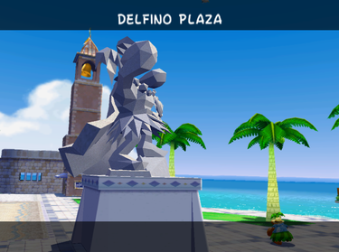 Grand Pianta Statue - Super Mario Wiki, the Mario encyclopedia